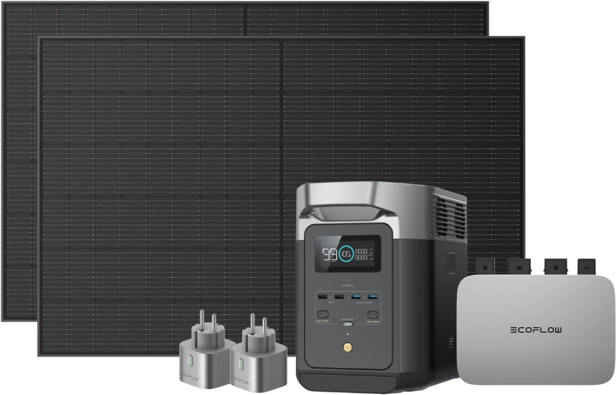 Balkona Saules Bateriju Sistēma | EcoFlow